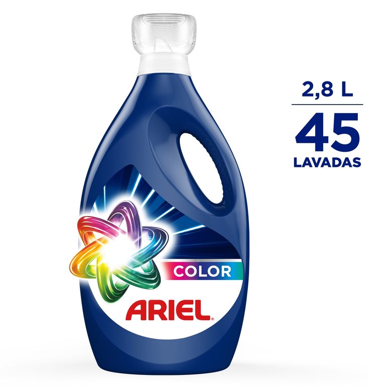 Detergente Líquido Ariel Color Envase 2.8 L | Tottus Perú