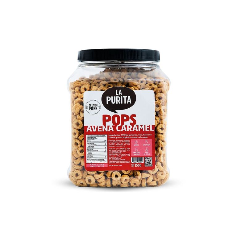 Cereal La Purita Avena Caramel Envase 350 g | Tottus Perú
