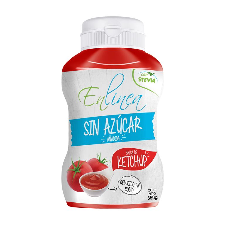Ketchup En Línea Con Stevia Envase 350 g | Tottus Perú