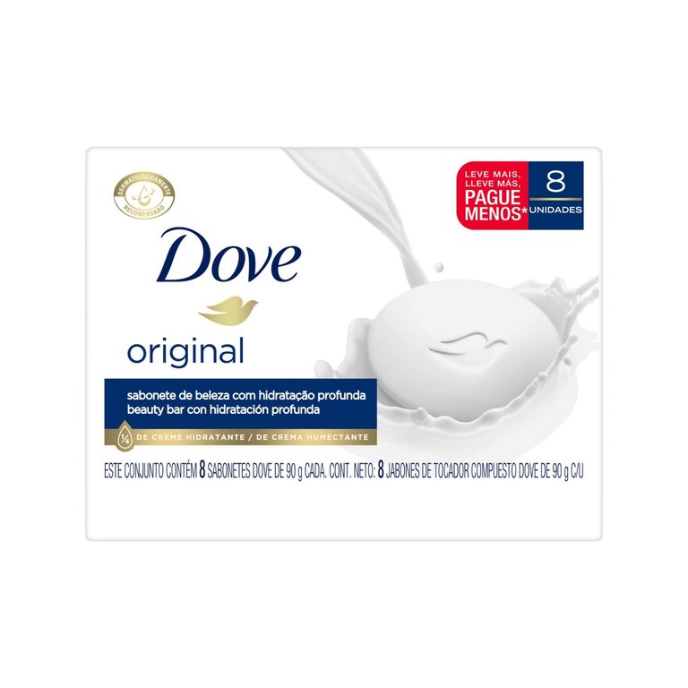 Jabón de Tocador Dove Original Caja 8 Und | Tottus Perú