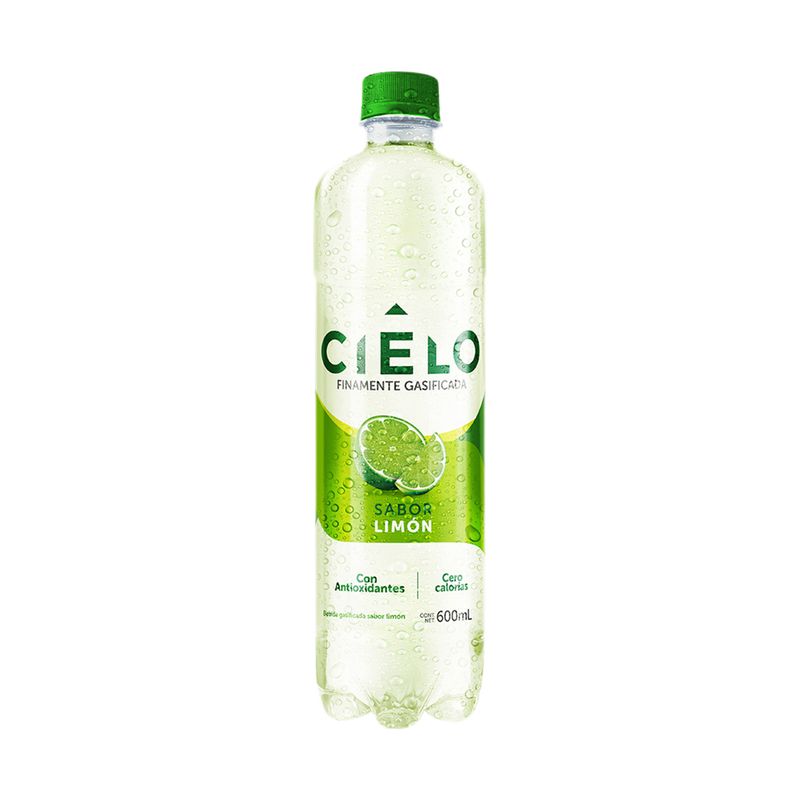 Agua Cielo Con Gas Sabor Limón Botella 600 mL | Tottus Perú