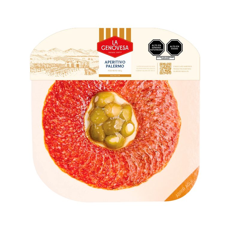 Aperitivo Palermo Skin La Genovesa Empaque 180 g | Tottus Perú