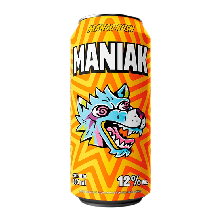 BEBIDA RTD MANIAK MANGO RUSH LT 500 ML | Tottus Perú