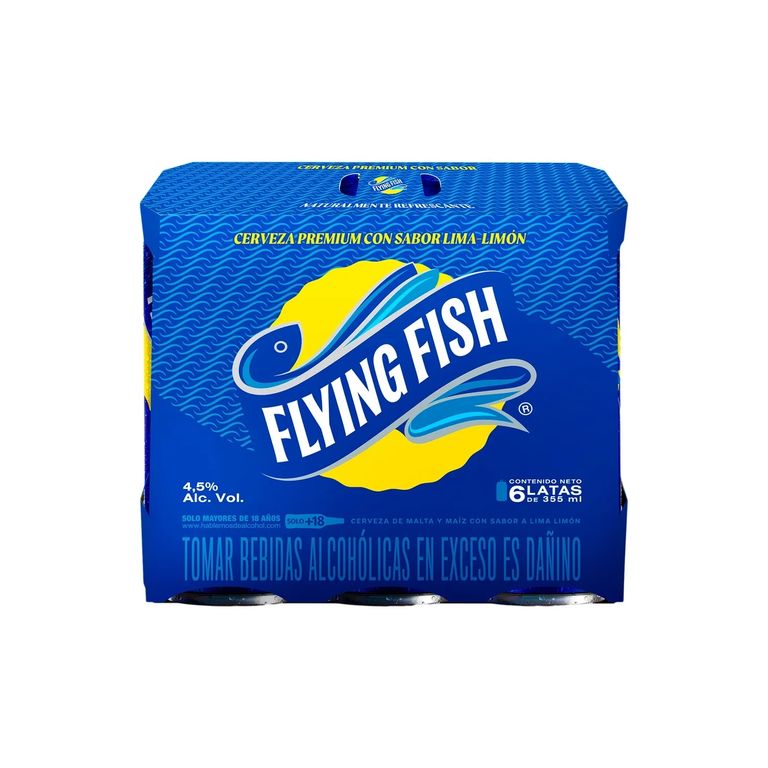 Cerveza Flying Fish Sabor Lima Sixpack Lata 355 mL | Tottus Perú