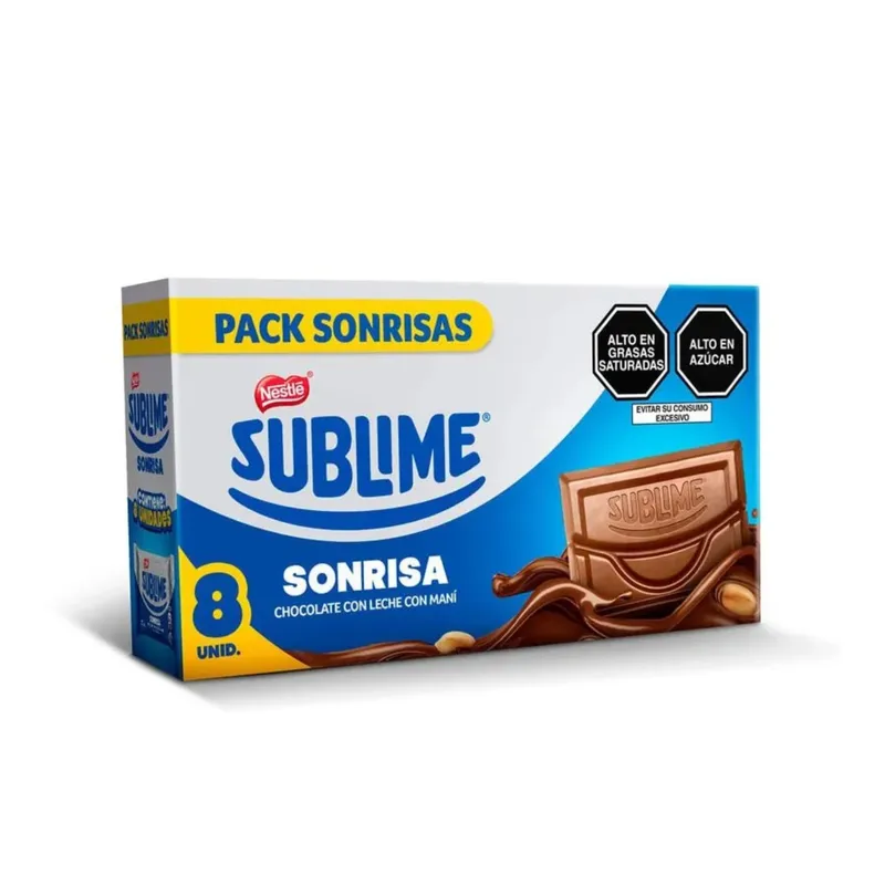 Chocolate Sublime Sonrisa Empaque 37 g | Tottus Perú