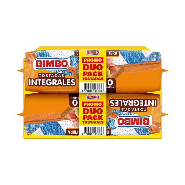 Tostadas Integrales Bimbo Pack 2 Und | Tottus Perú