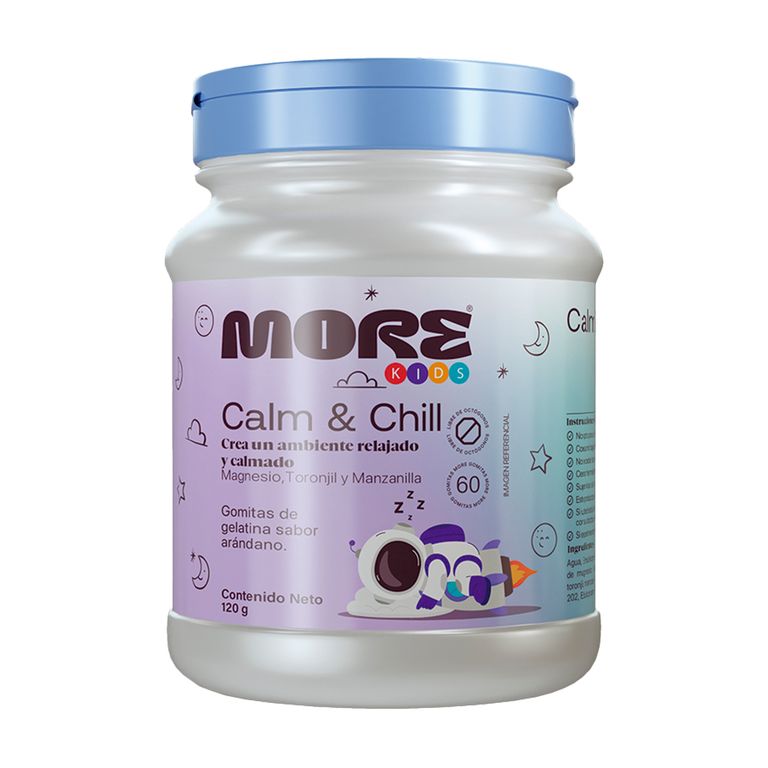 Gomitas para Niños More Calm Chill Envase 60 g | Tottus Perú