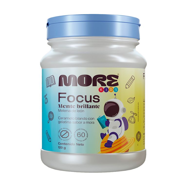 Gomitas para Niños More Focus Envase 60 Und | Tottus Perú