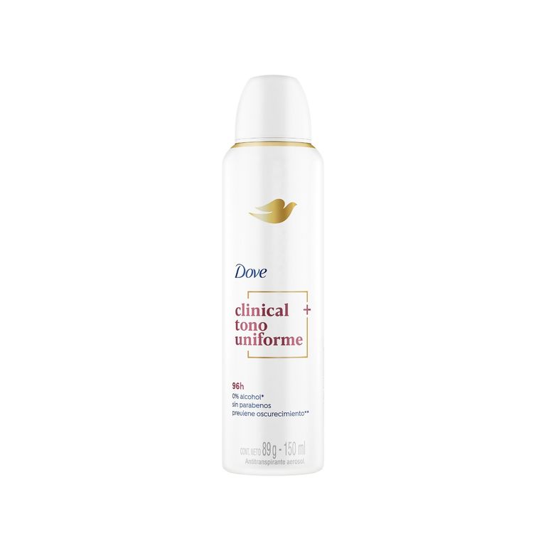 Antitranspirante en Spray Dove Clinical Tono Envase 150 mL | Tottus Perú