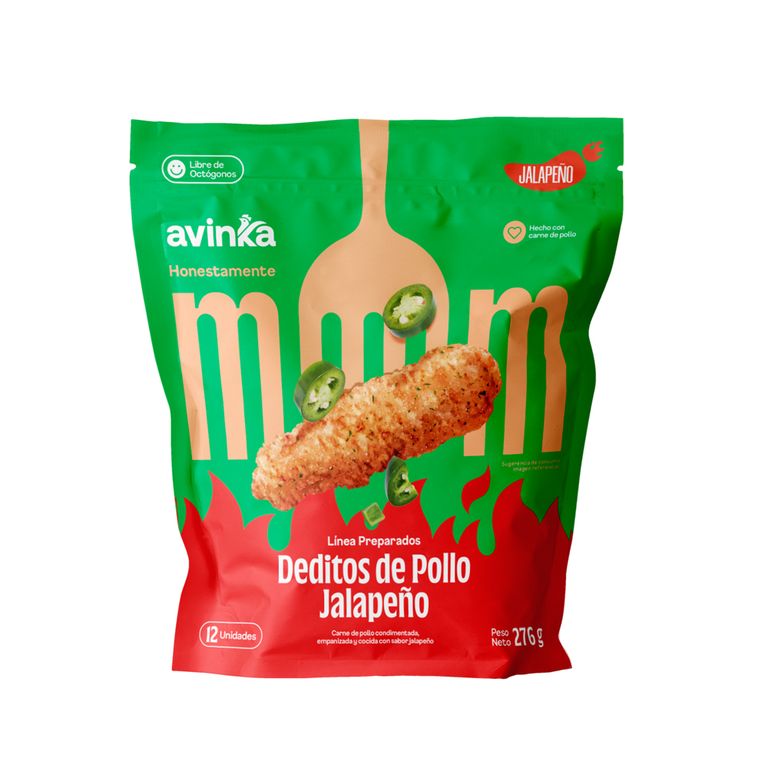 Deditos de Pollo con Jalapeño Avinka Doypack 276 g | Tottus Perú