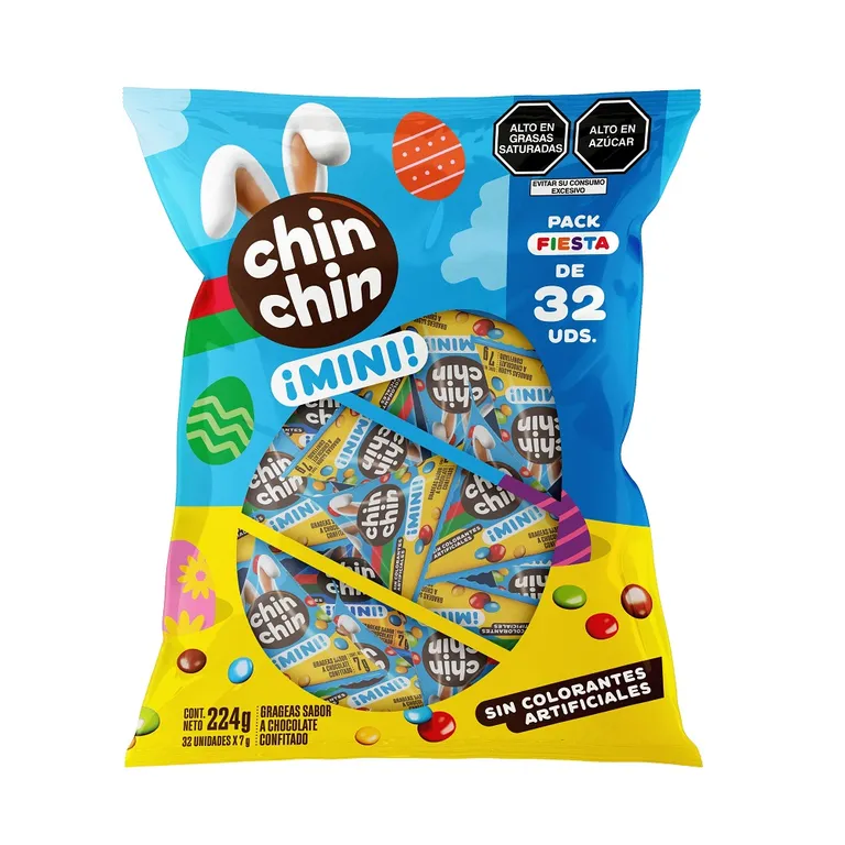Chocolate Chin Chin Mini Bolsa 224 g | Tottus Perú